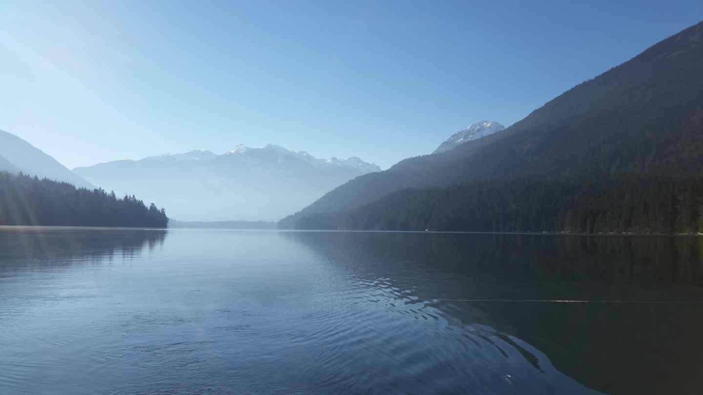 Fishing Birkenhead Lake BC Provincial Park